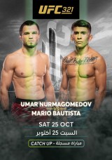 Watch UFC 321: Umar Nurmagomedov vs Mario Bautista Online | STARZPLAY